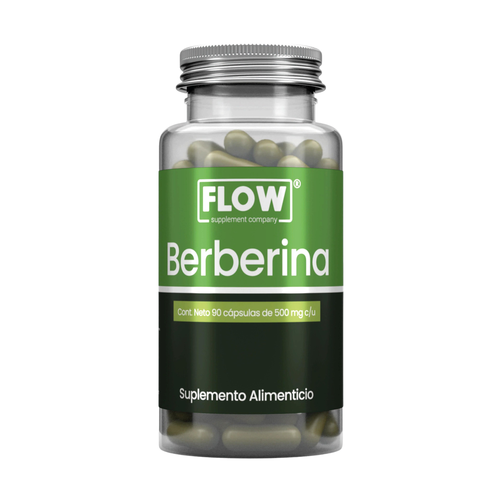 Berberina 500mg c/u 90 caps - Flow – Verde Tarannà