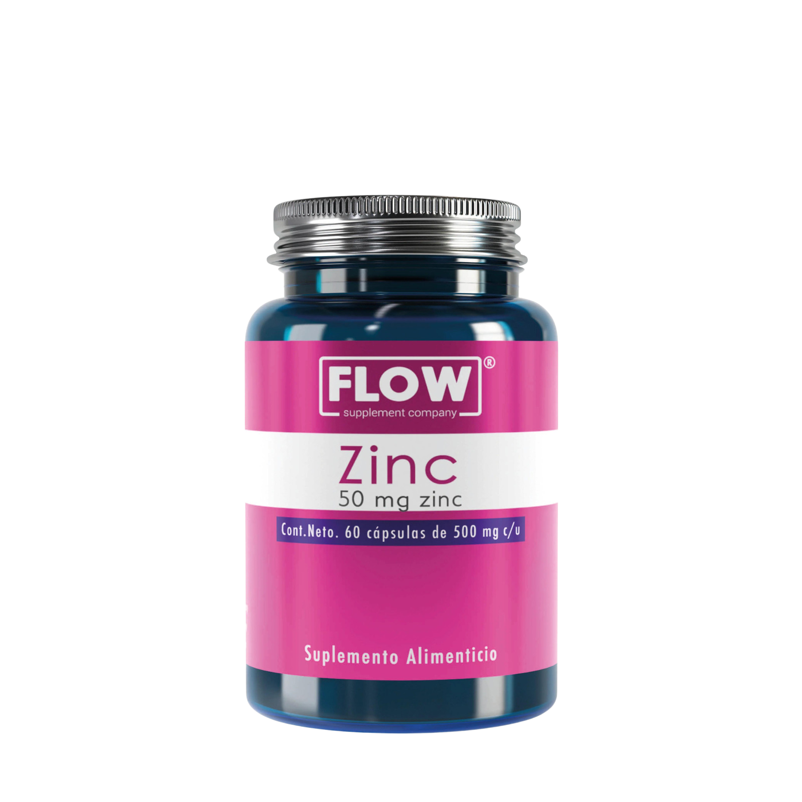Zinc 50mg 60 caps - Flow – Verde Tarannà